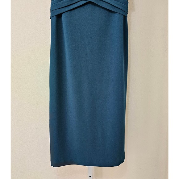 BHLDN | Dresses | Bhldn Womens Danica Tie Back Teal Sleeveless Sheath ...